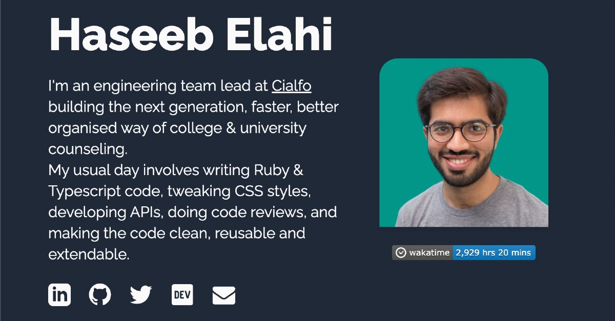 Haseeb Elahi - Fullstack Software Engineer